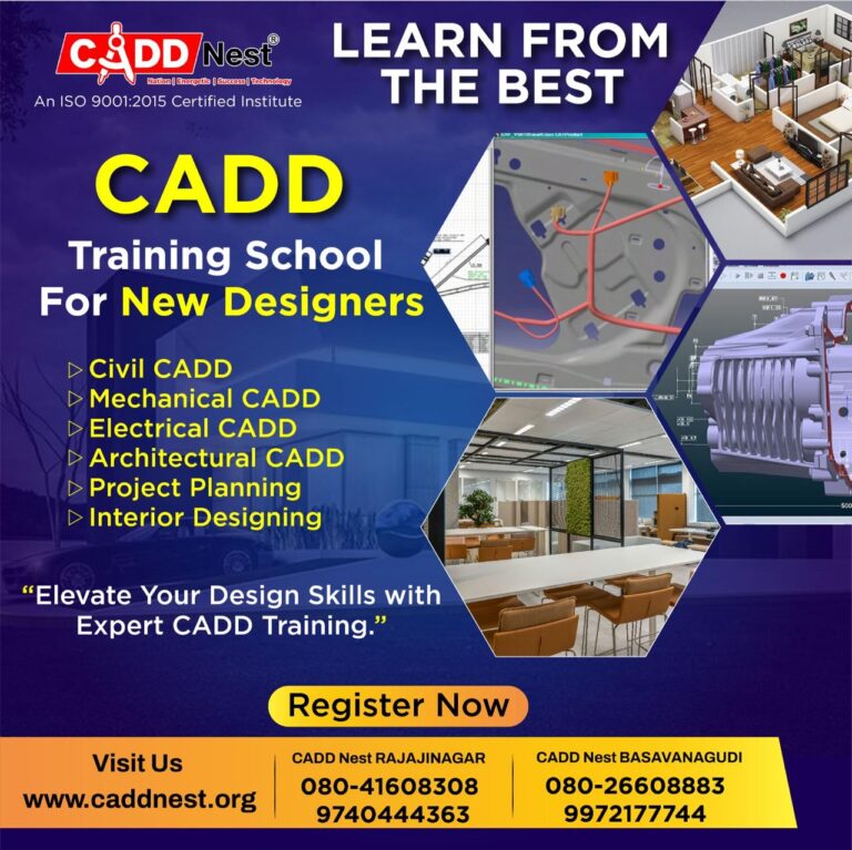 CADD NEST-Best AutoCadd Training Institute in Bangalore