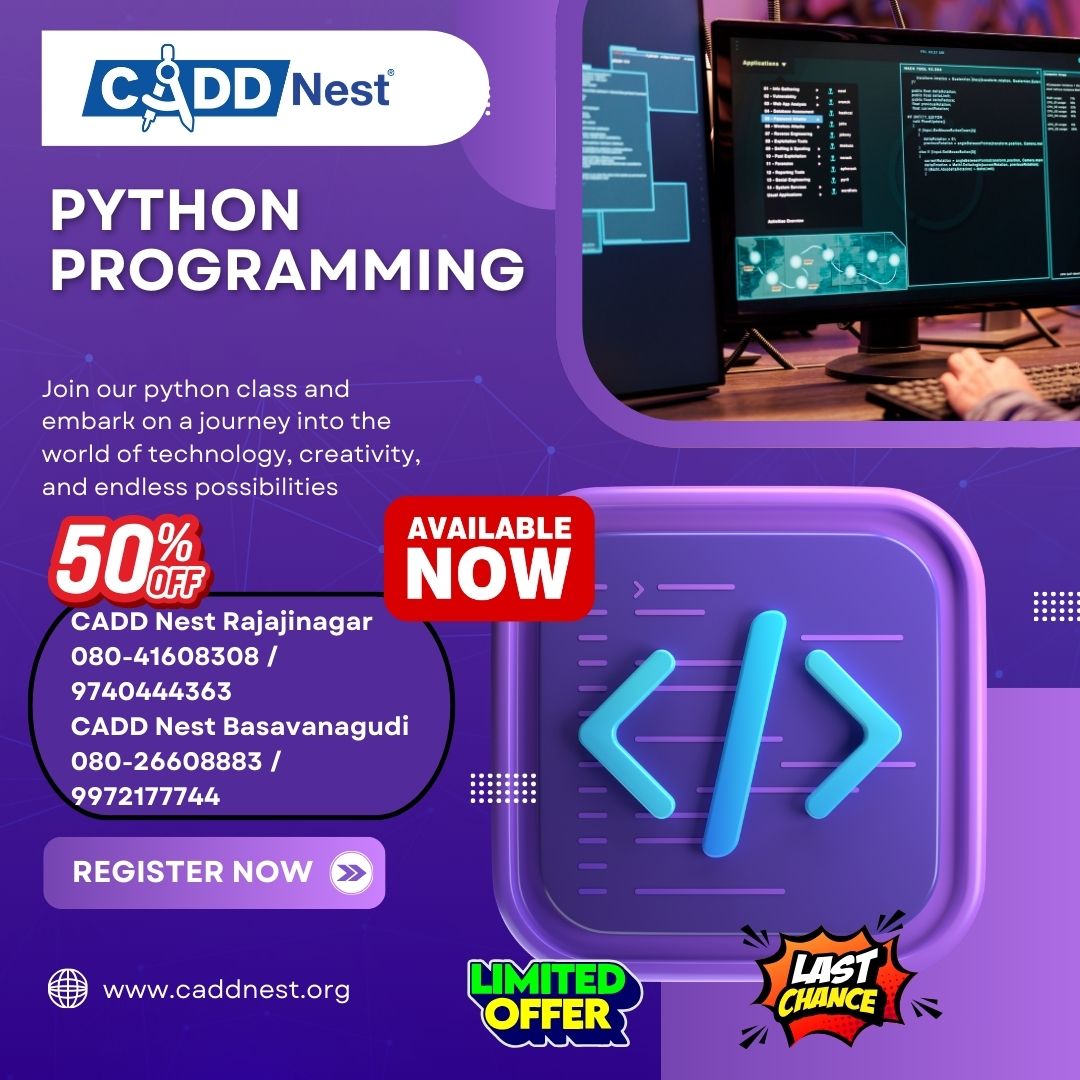 Python Training Institute in Bangalore | Learn Python with CADD Nest ...